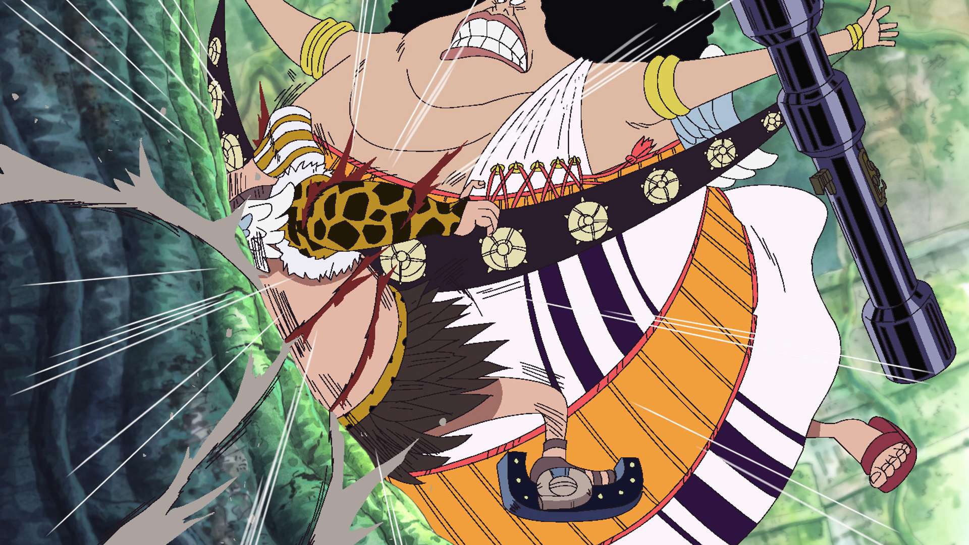 One Piece - Saga 3 : Skypiea Épisode 171 : Le Hurlement de Burn Bazooka ...